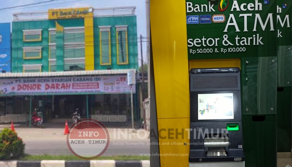 BANK Aceh Idi Rayeuk Hadirkan Mesin CRM Atau ATM Tarik dan Setor Tunai ...